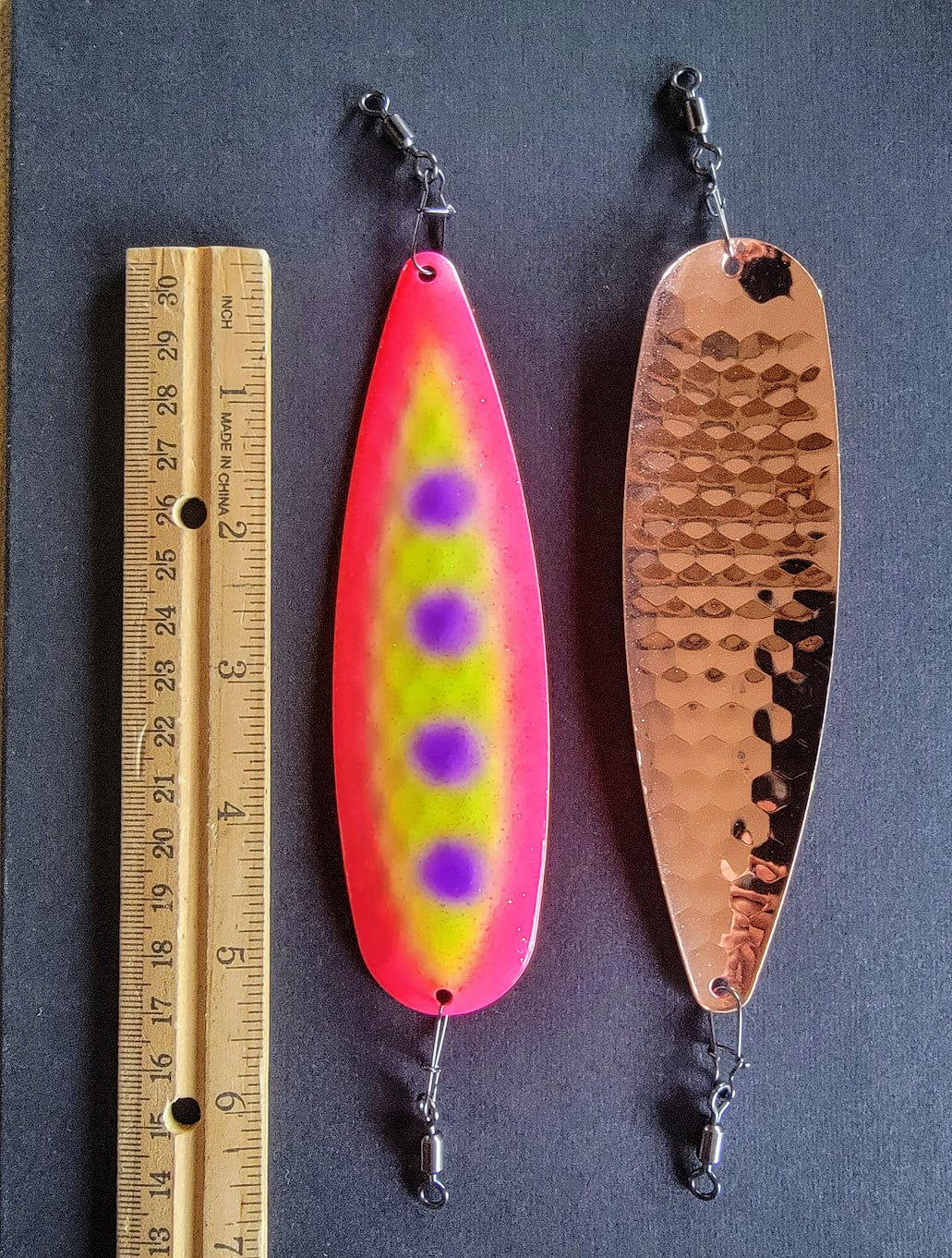 Giro Copper Ole Spot Pink Kok Killer Dodger – Giro Custom Lures