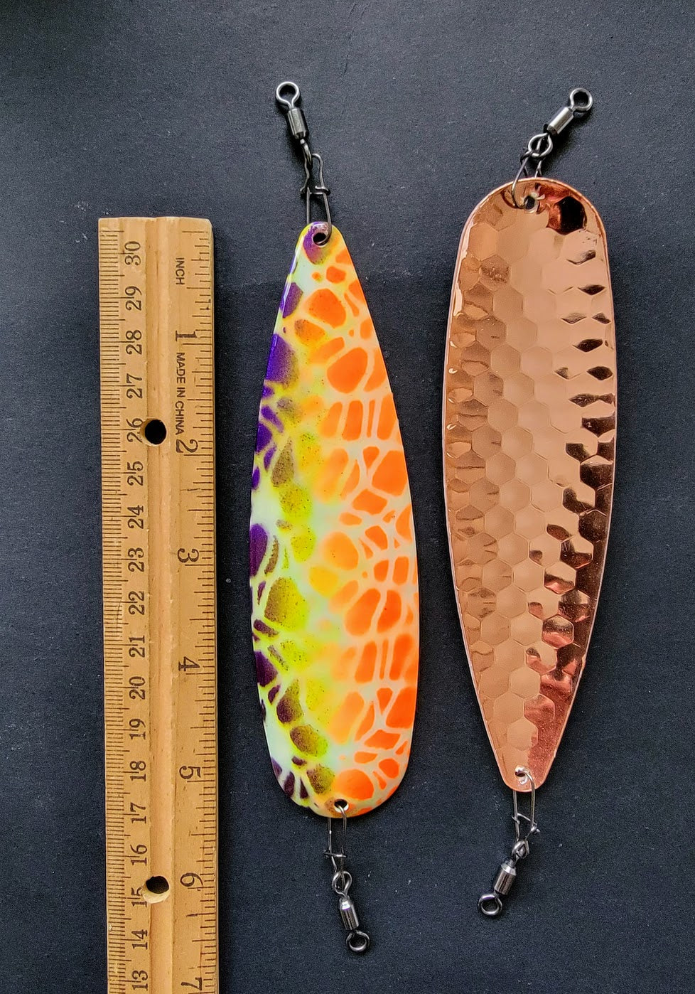 Giro Copper Kok Killer Dodger Mega Glow Purple Giraffe – Giro Custom Lures