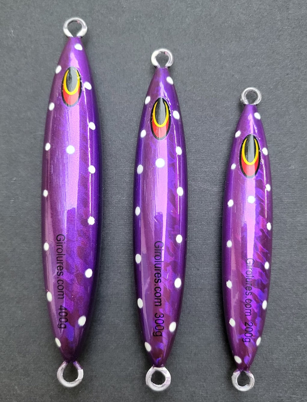 Mega Glow Purple Rain Lazer Bomb – Giro Custom Lures