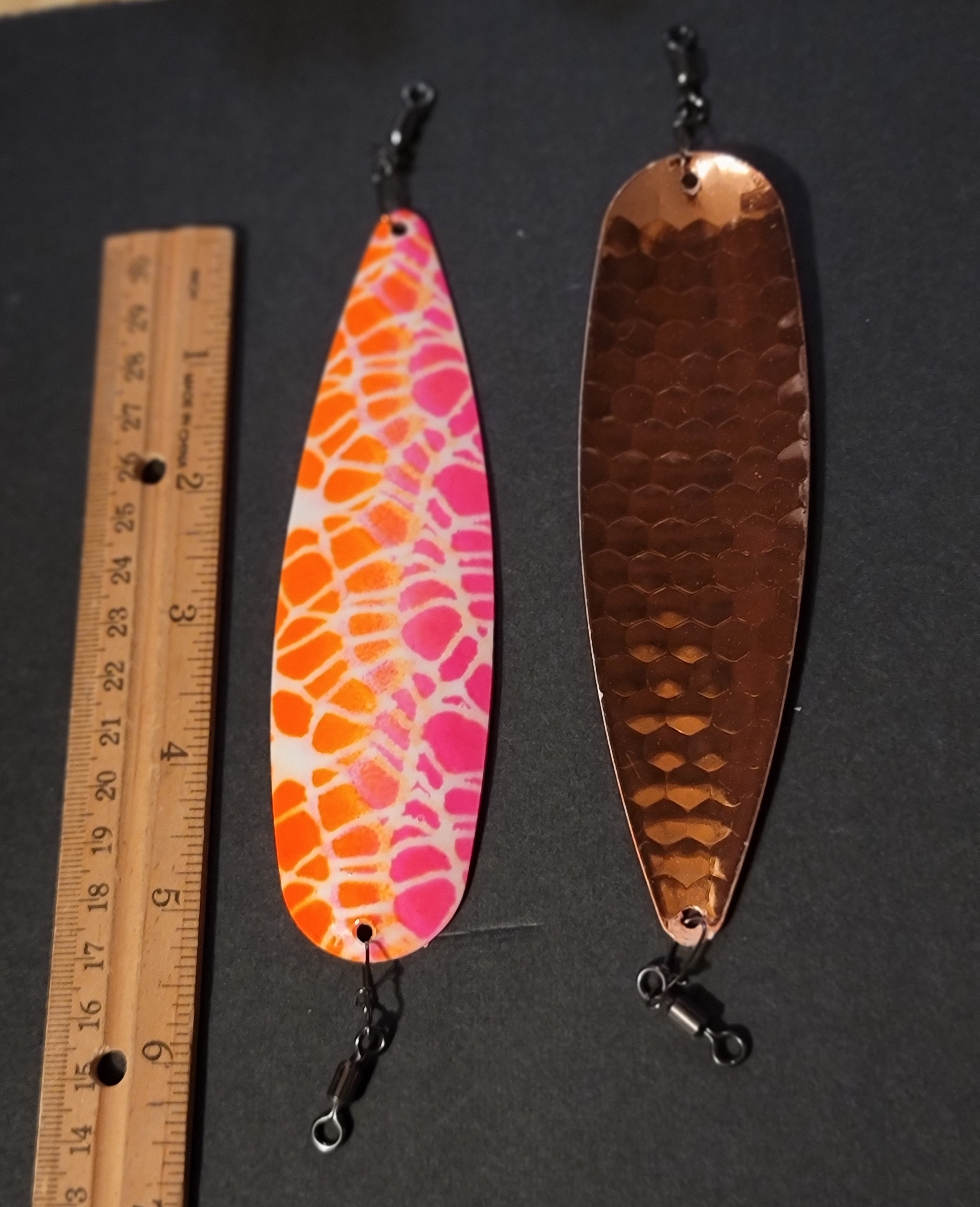 Giro Copper Kok Killer Dodger Mega Glow Rainbow Sherbet – Giro Custom Lures