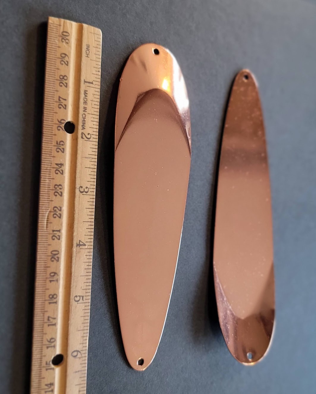 Warren's "Copper Chrome" Mule Kicker – Giro Custom Lures