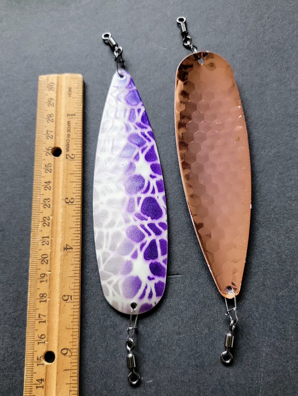 Giro Copper Kok Killer Dodger Mega Glow Purple Haze – Giro Custom Lures