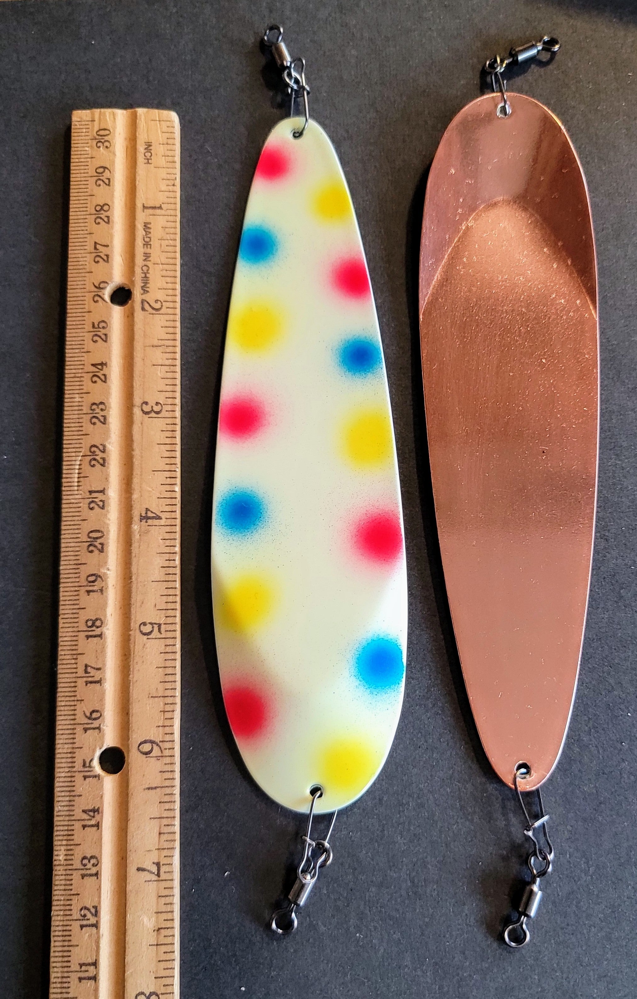 Warren's Super Glow "Copper" Wonder Bread Mule Kicker – Giro Custom Lures