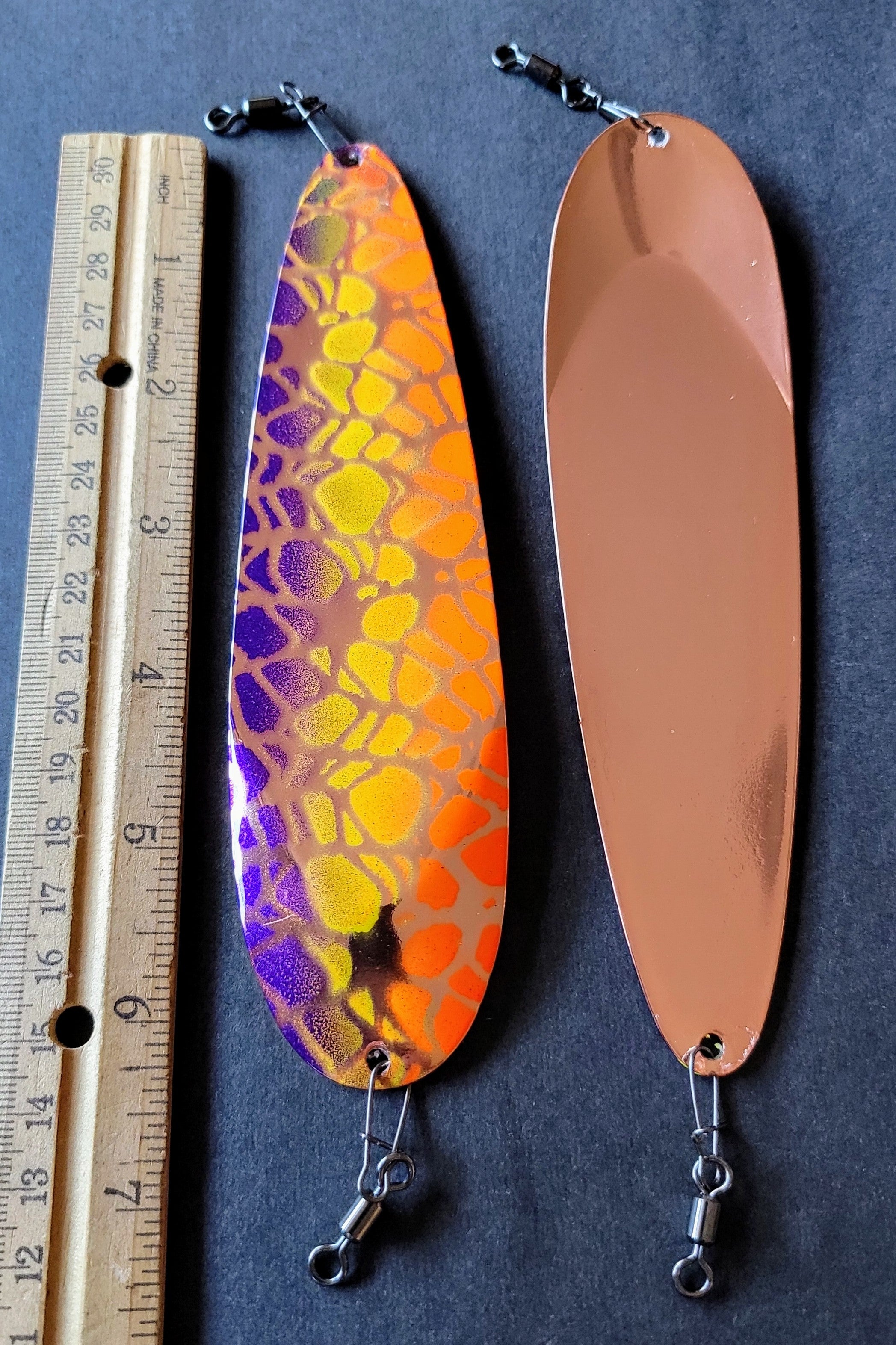 "New" Warren's "Copper Chrome" Purple Giraffe Mule Kicker – Giro Custom ...